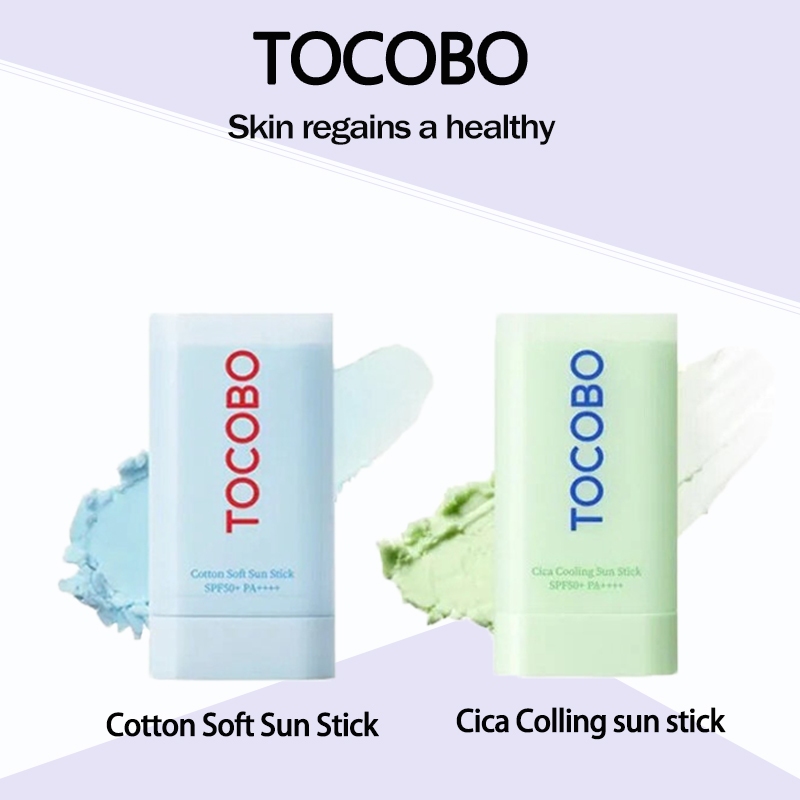 TOCOBO Cotton Soft Sun Stick SPF50+ PA++++ 19g / Cica Cooling Sun Stick ...