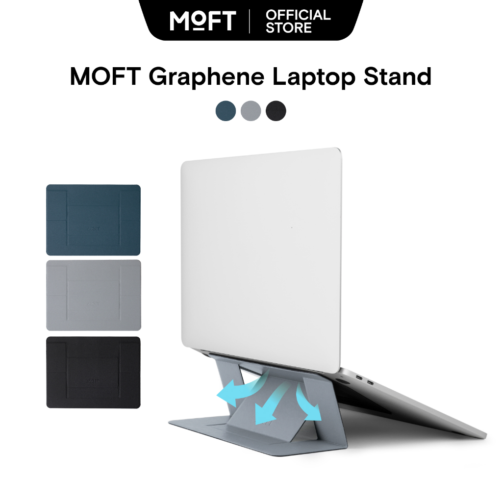 MOFT Cooling Ventilation Reusable Adhesive Laptop Stand | Shopee ...