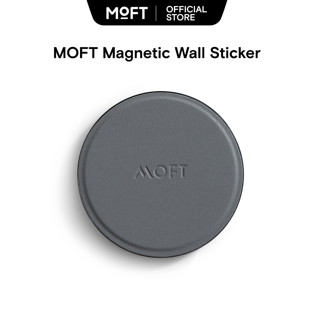 MOFT Slim Flat Stick-on Magnetic Wall Sticker Universal With Snap Phone ...