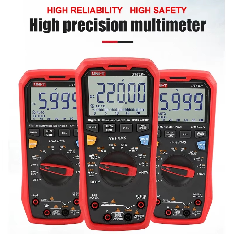 UNI T UT61B+ UT61E+ UT61D+ Plus Smart Professional Digital Multimeter ...