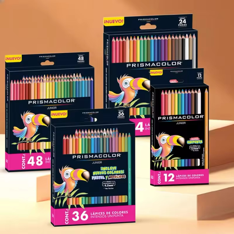 Oil Colored Drawing Pencil Set 12/24/36/48 Colors Wood Colour Pencils ...