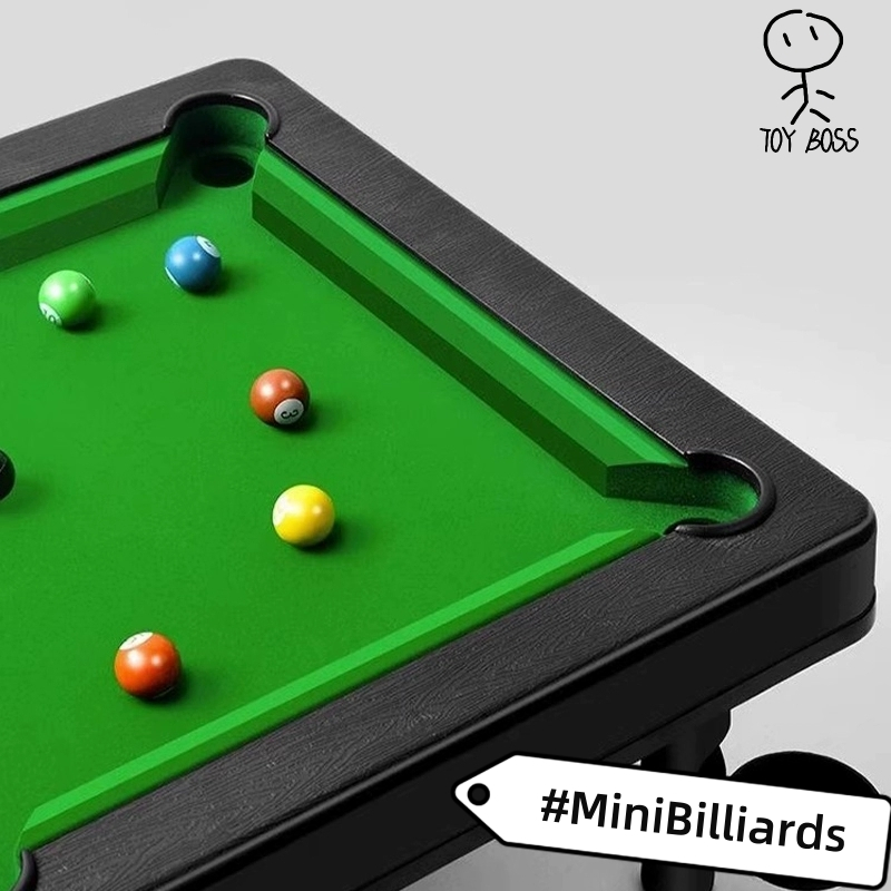 Indoor Mini Billiard Table Set For Kids Billiard Ball Snooker Pool ...