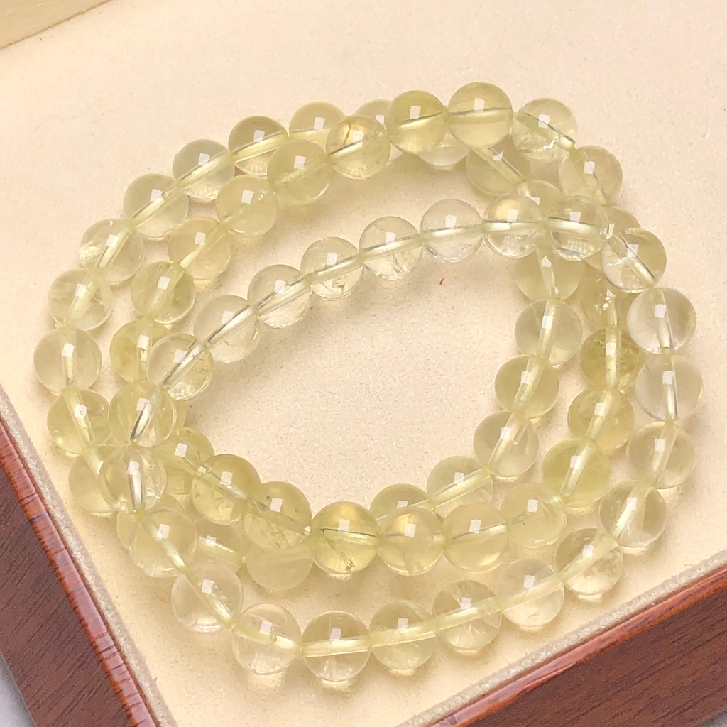 Natural Lemon Citrine Bracelet 8mm: Dazzling Golden Rays, Sunshine on ...