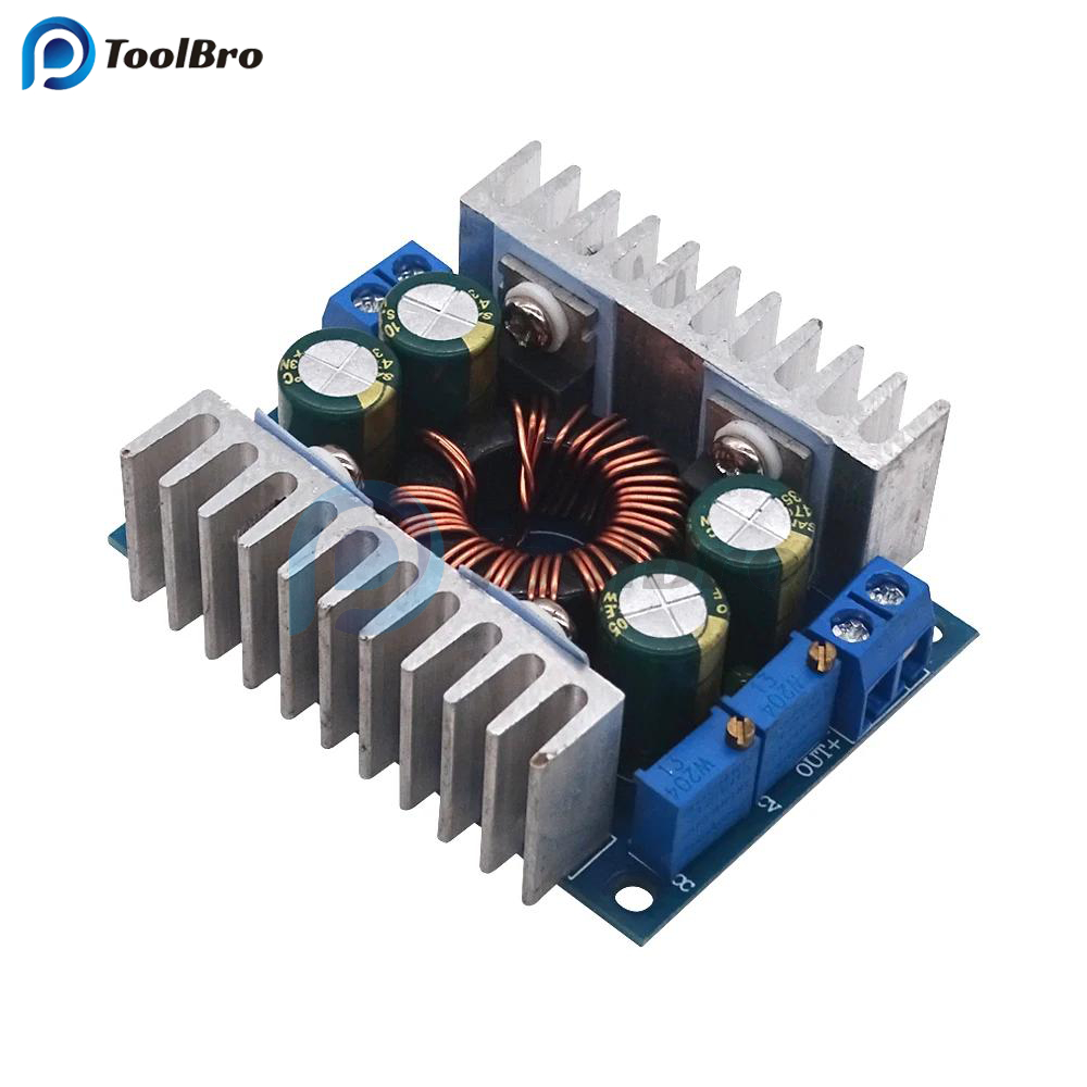 DC-DC 8A Automatic Step Up Step Down Module Board Adjustable Constant ...
