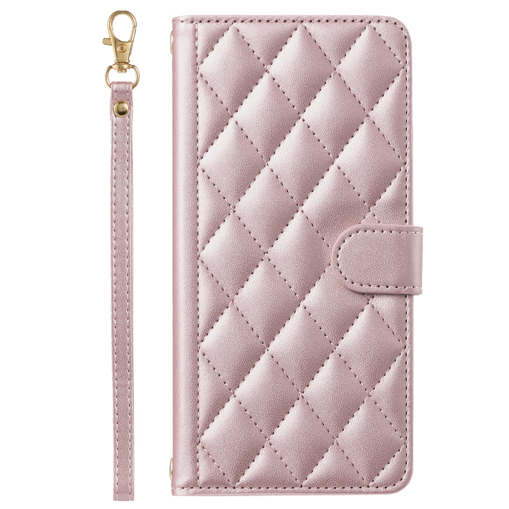 Handmade Grid Leather Flip Case For iPhone 6S 6P 7 7P 8 8plus 11 12 13 ...