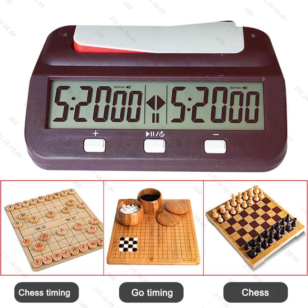 3-in-1 Multipurpose Portable Professional Chess Clock Digital Chess Timer Game Timer Count Down ...