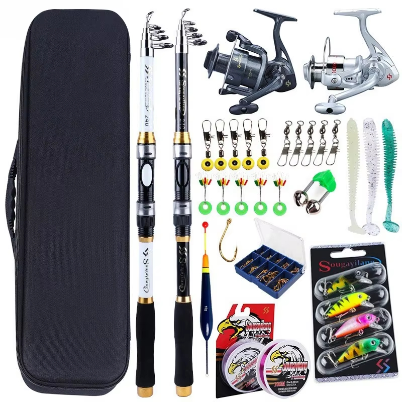 Fishing rod set original fishing rod and reel set fishing rods full set ...
