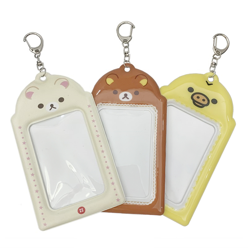 Rilakkuma Korilakkuma ID Card Holder Case Kiiroitori Chick Kawaii Cute ...