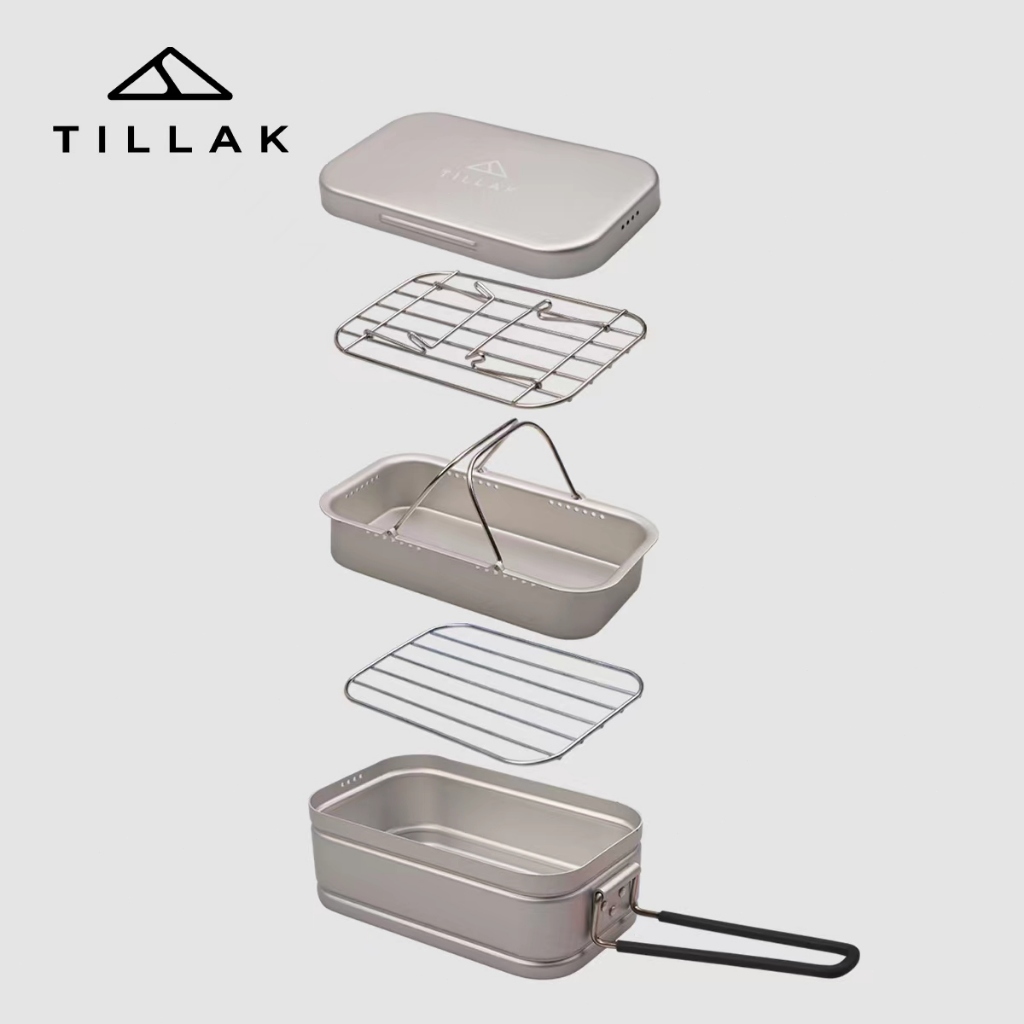Tillak Multifunctional Lunch Box Lightweight solo Aluminum Barbecue ...