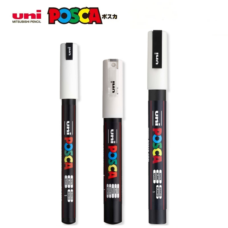 Uni POSCA Acrylic Paint Marker Pens 1-Pc White Japanese Stationery PC ...