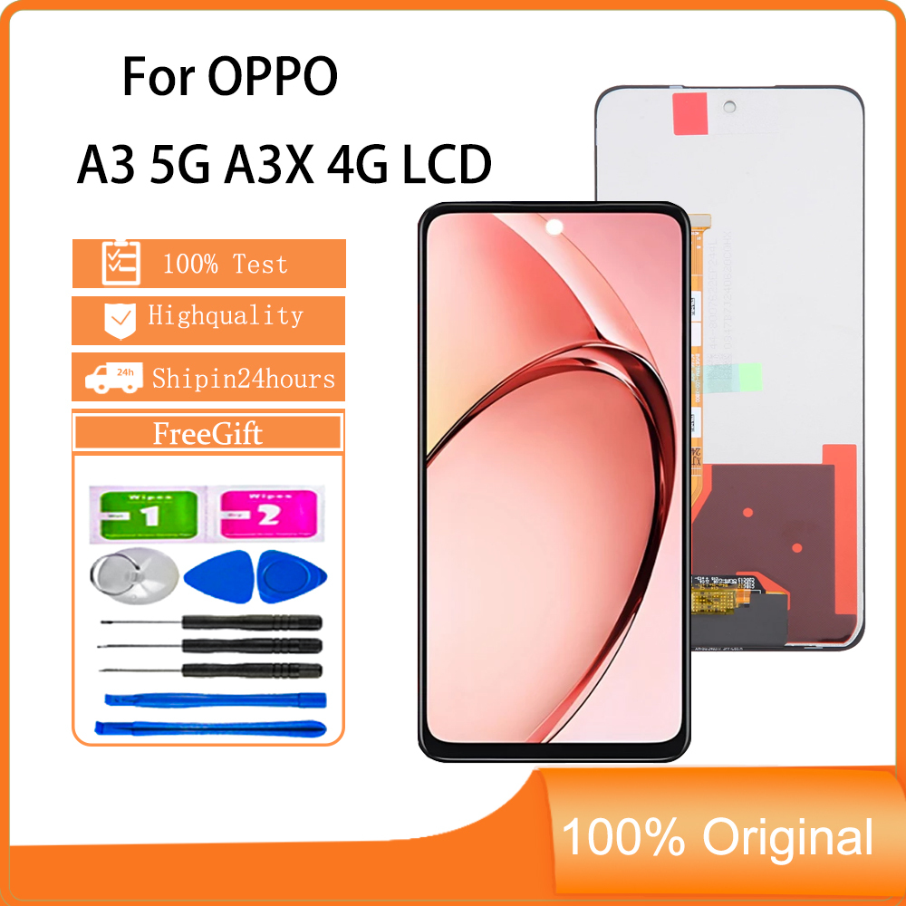 Display For OPPO A3 5G A3X 4G A3 Pro 5G A3X 5G A3 4G LCD Touch Screen ...
