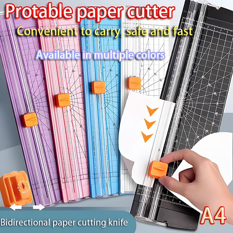 A4 Portable Paper Trimmer Plastic Paper Cutter Office Cutting Paper ...