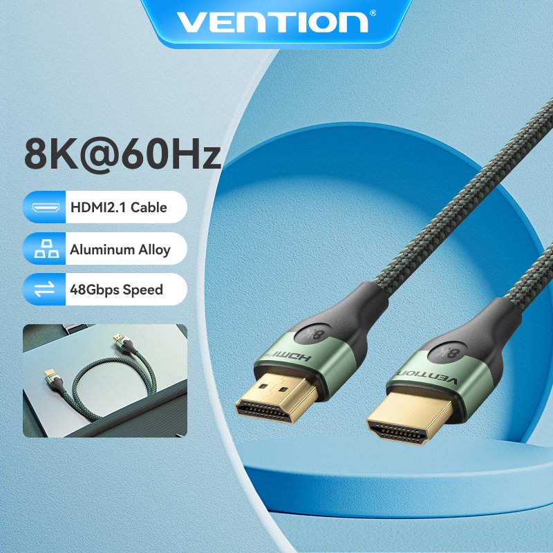 Vention HDMI 2.1 Cable 8K 60Hz High-speed 3D HDMI to HDMI Cable Dolby ...