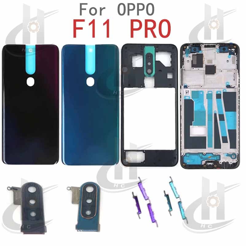 For OPPO F11 Pro CPH1969 Battery Back cover Housing middle frame ...