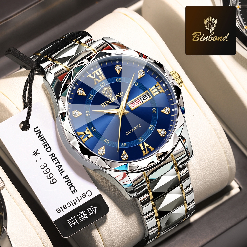 Watch For Men Waterproof Original With Box Relo Watch Strap Luminous ...