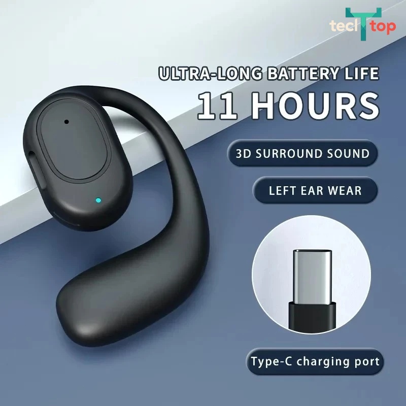 Single-ear Earbuds Bluetooth 5.3 Wireless Earphone Not In-Ear Stereo ...