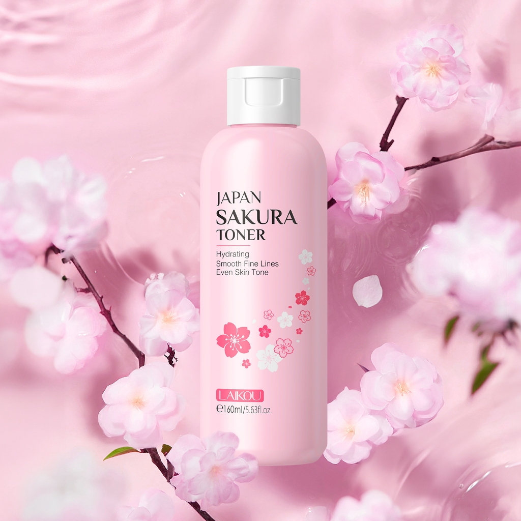 LAIKOU Japan Sakura Face Toner Hydrating/ Smooth Fine Lines/ Even Skin ...