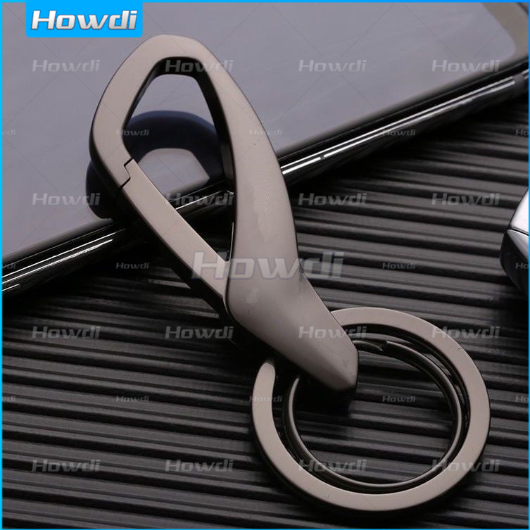 Double-ring Car Key Chain Practical Trendy Metal Key Ring Holder ...
