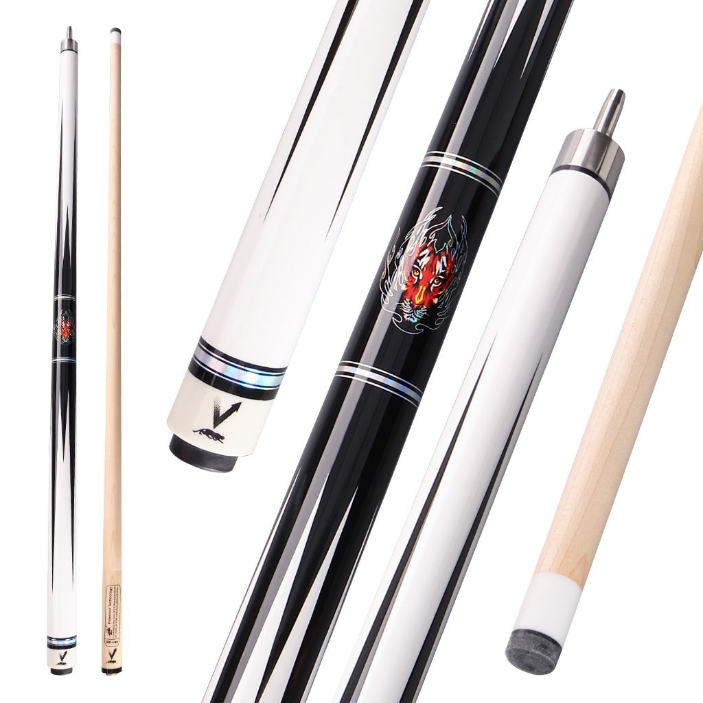 The PREOAIDR Aspire series pool cue, featuring a maple shaft - a two ...