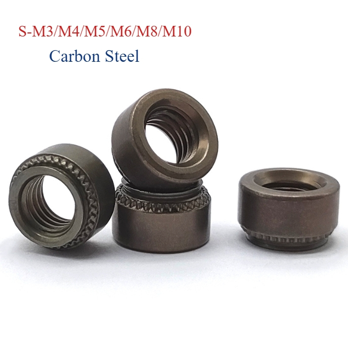 M3 M4 M5 M6 M8 M10 Carbon Steel CLS Self-Clinching Nut Press Insert ...