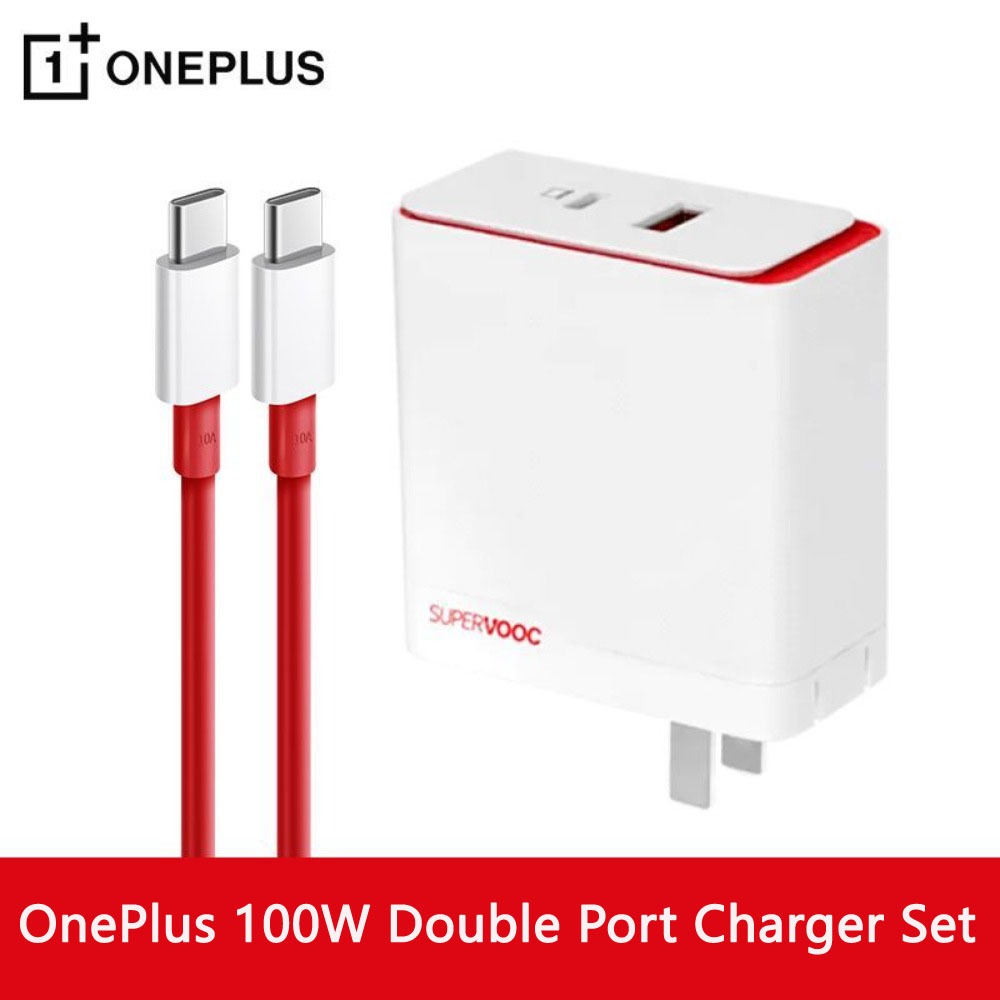 Oneplus Original SuperVooc 100W Dual Port 1A1C Power Adapter USB A Type ...