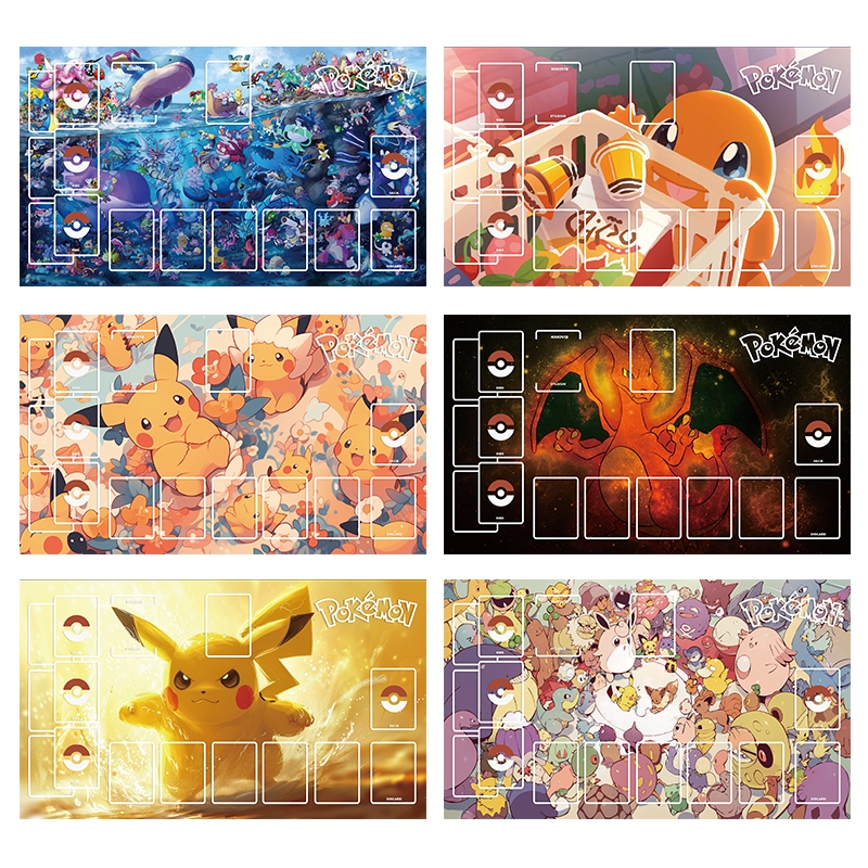PTCG Pokemon Iono Rosa Eevee Snorlax Animation Characters Single Table ...