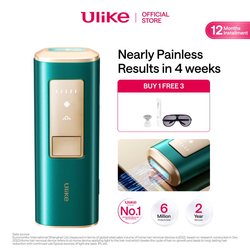 Ulike Sapphire Air+ Dark Green Ipl Laser Hair Removal (60W) | Shopee ...
