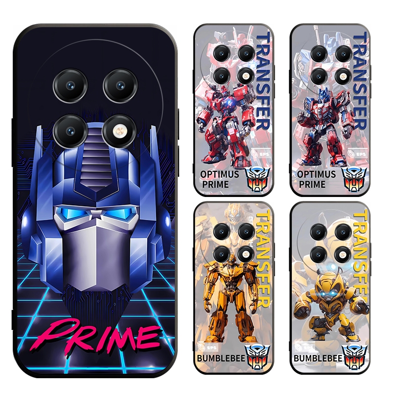 casing for Realme Note 60 13 Pro Plus 5G Transformers Case Black Soft ...