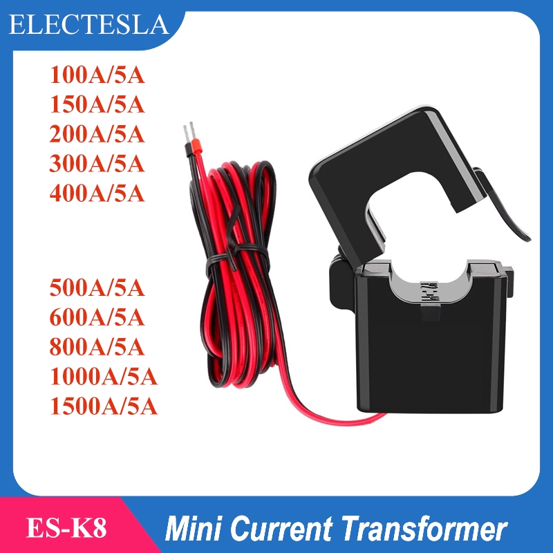 Open-Close Current Transformer Non-invasive AC Current Sensor Split ...