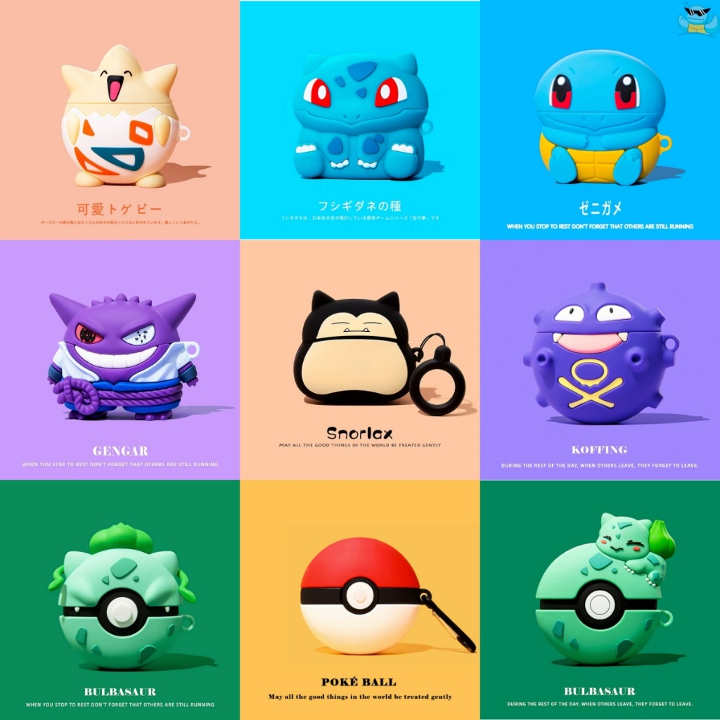 Pokemon Airpods Case Cute Airpods Pro 3 Case Cartoon Airpods 4 Case ...