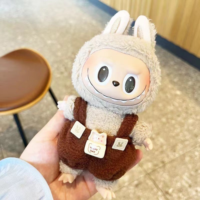 Second Generation Labubu Clothes-Mystery Box Vinyl Face Pendant Labubu ...