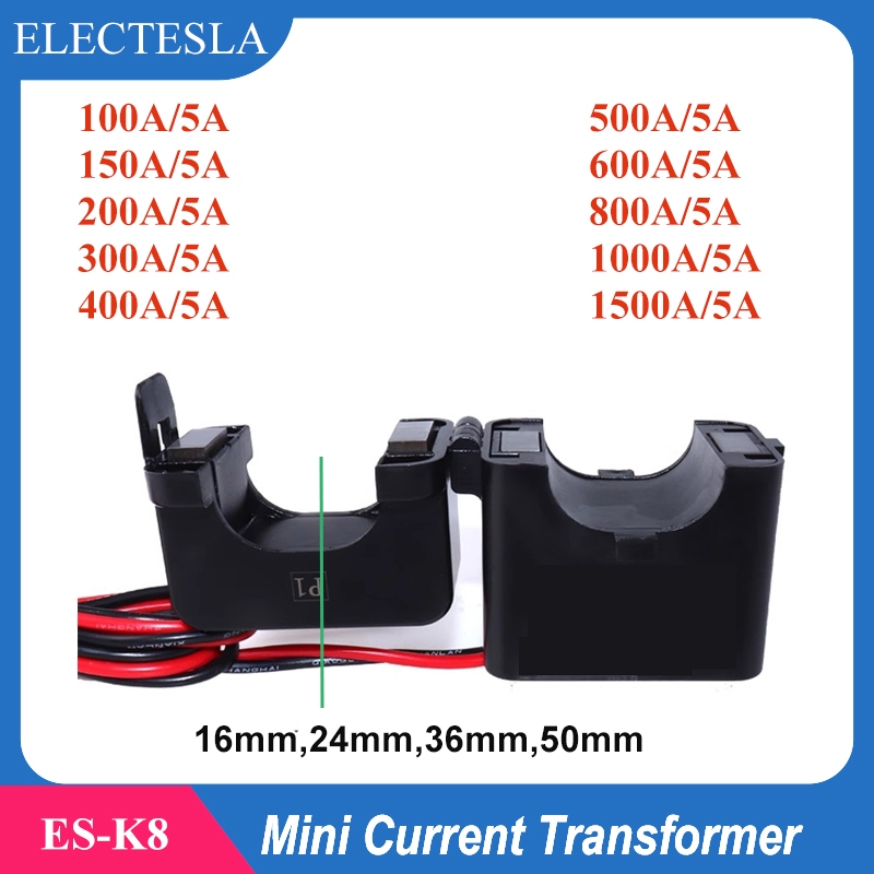 Ct Current Sensor Transformer 16mm 36mm 50mm Split Core Current