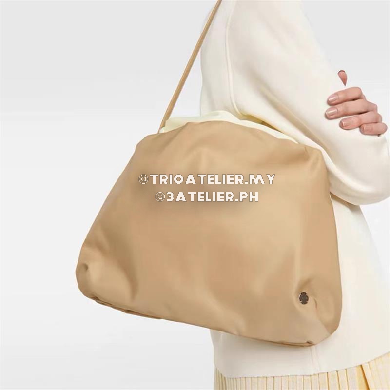 THE ROW Bourse XL Drawstring Nylon Clutch Bag 2Color | Shopee Philippines