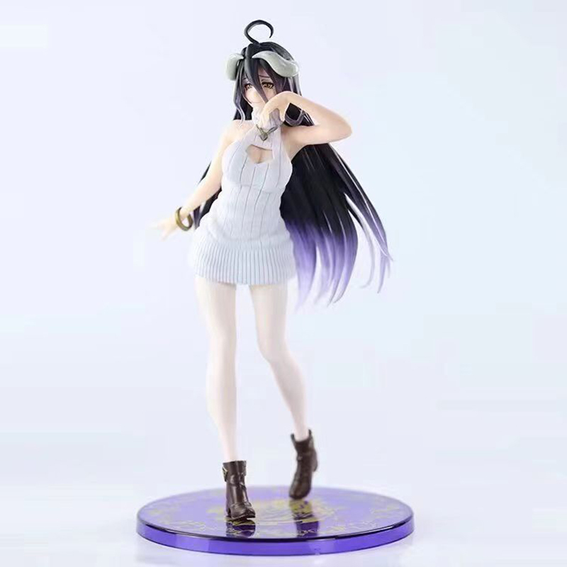 Anime OVERLORD figure albedo figurine standing posture pvc gk model ...