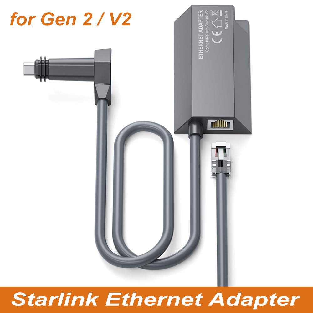 Starlink Ethernet Adapter for Starlink Rectangle Dish Satellite ...