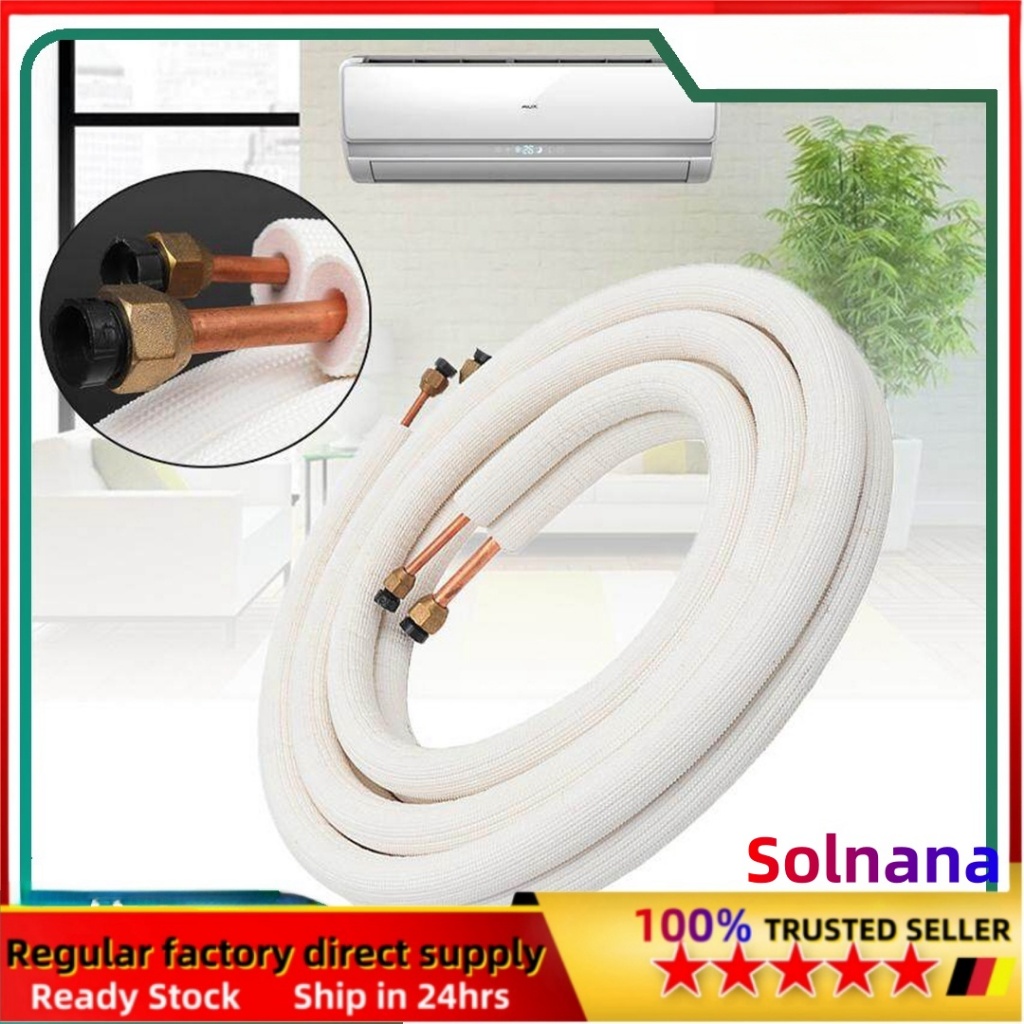 3M Air Conditioner Tube 1/4+3/8 1/4+1/2 Insulated Copper Pipe 3mtr air ...
