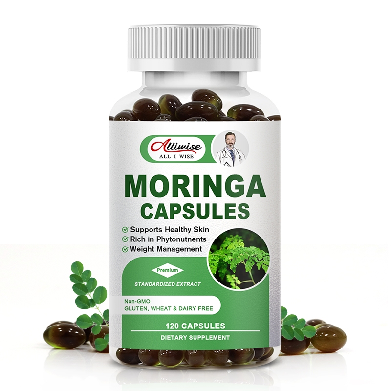 Alliwise Moringa Capsules Original Moringa Leaves Capsule Vitamins ...