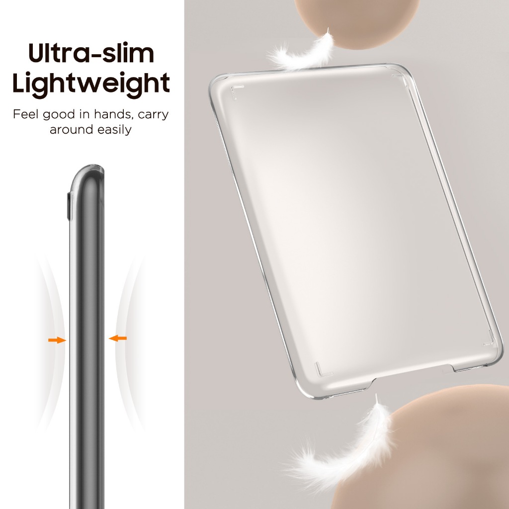 MoKo Ultra Thin Transparent Hard PC Skin Bumper Back Cover Shell Case ...