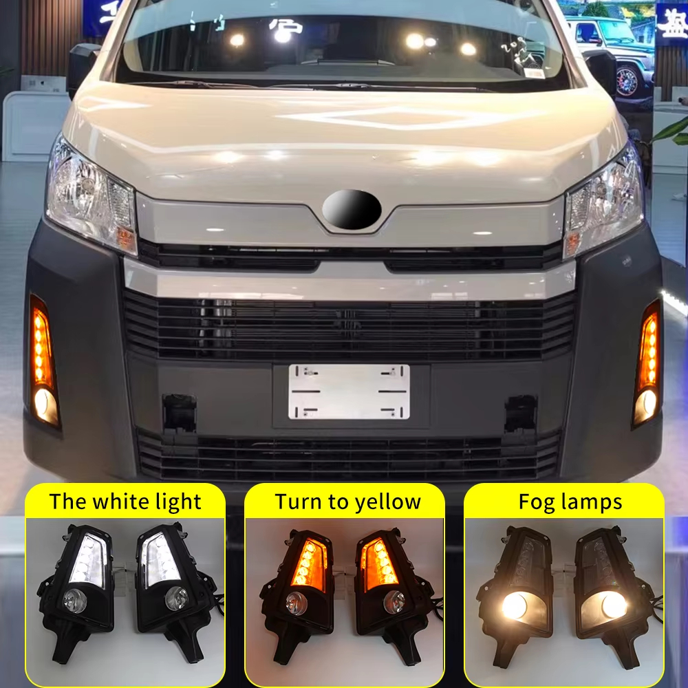 For Hiace Foglamp GL/Commuter Deluxe 2019-2023 Foglamp Foglight Cover ...