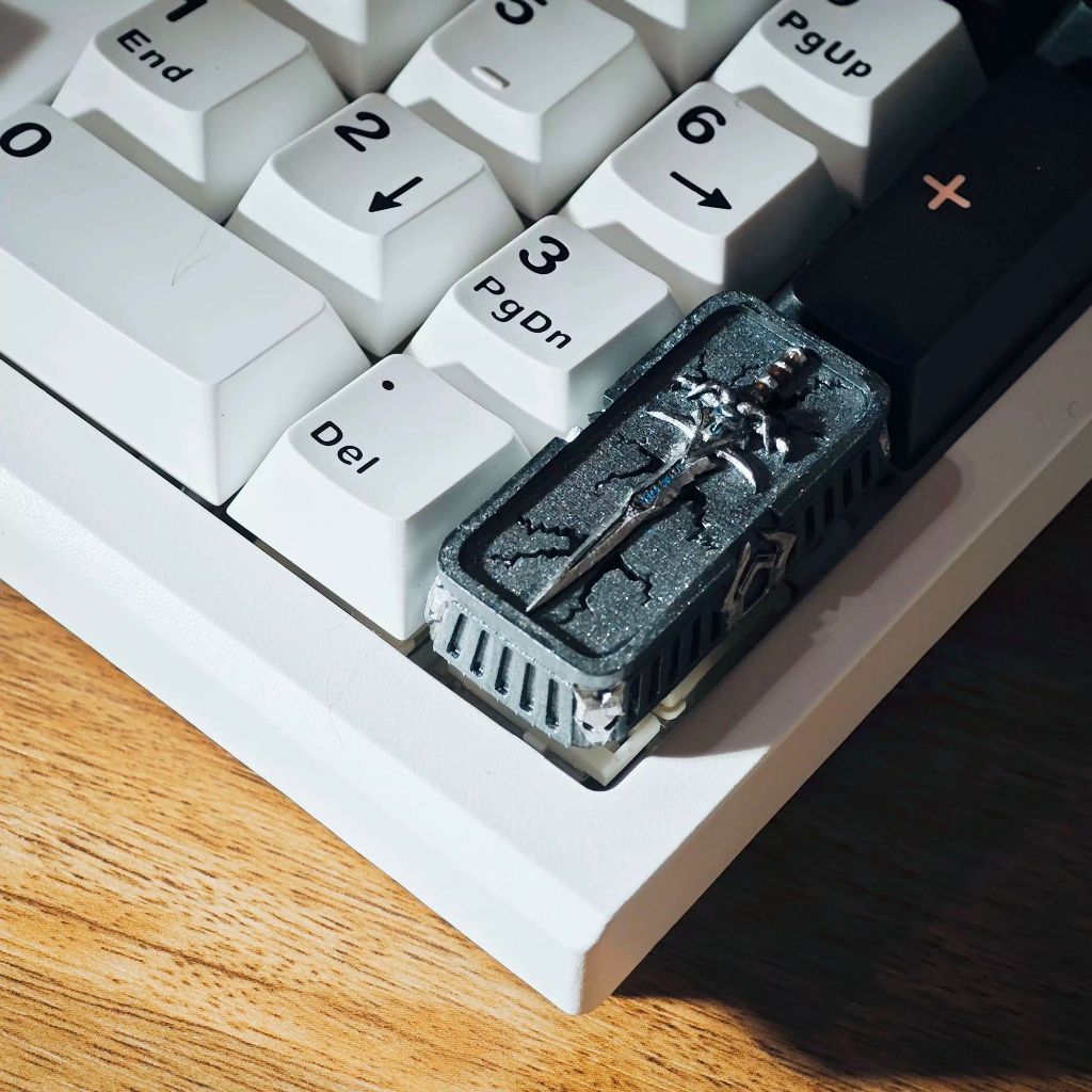 Cracked Sword Theme Personalized Keycap Backspace or Number Enter Key ...