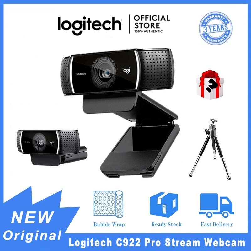 Logitech C922 Pro Stream Webcam HD Full HD Video Streaming with Tripod Included | Shopee Philippines