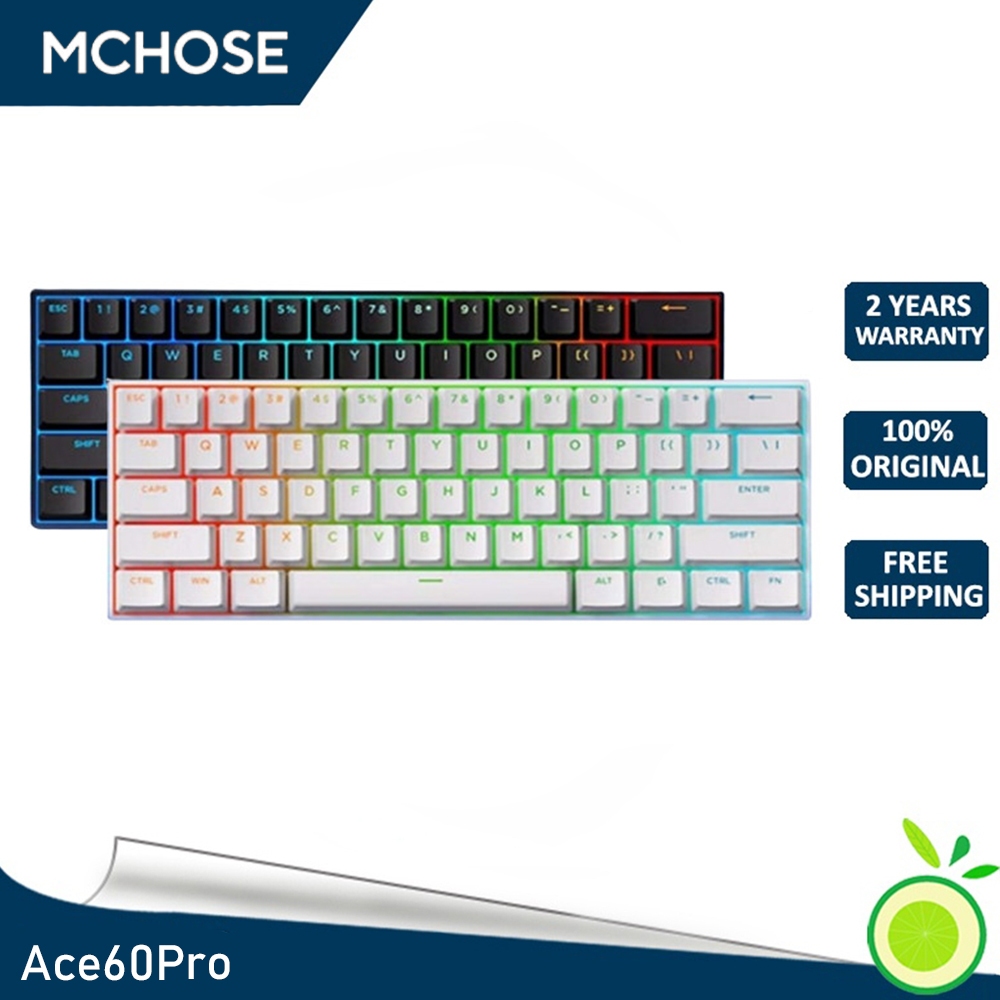 MCHOSE Ace60Pro wired magnetic axis keyboard, 8K return rate, RT0.01mm ...