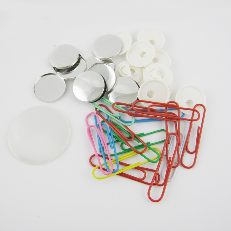 Factory sell 200pcs/500pcs 25mm Bookmark Button Badges Paper Clip DIY ...
