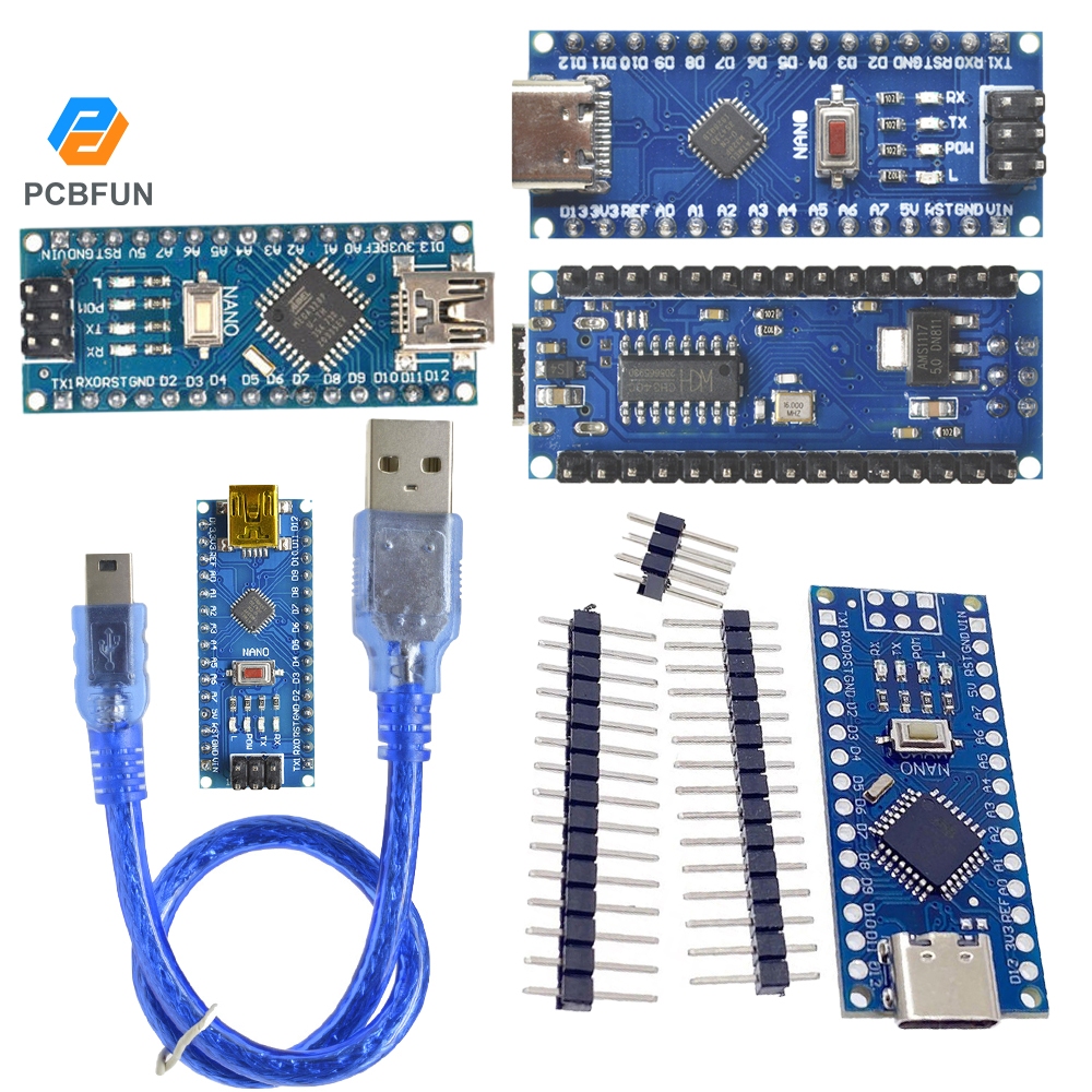 Pcbfun Nano With The Bootloader Compatible Nano V30 Atmega328p 2208
