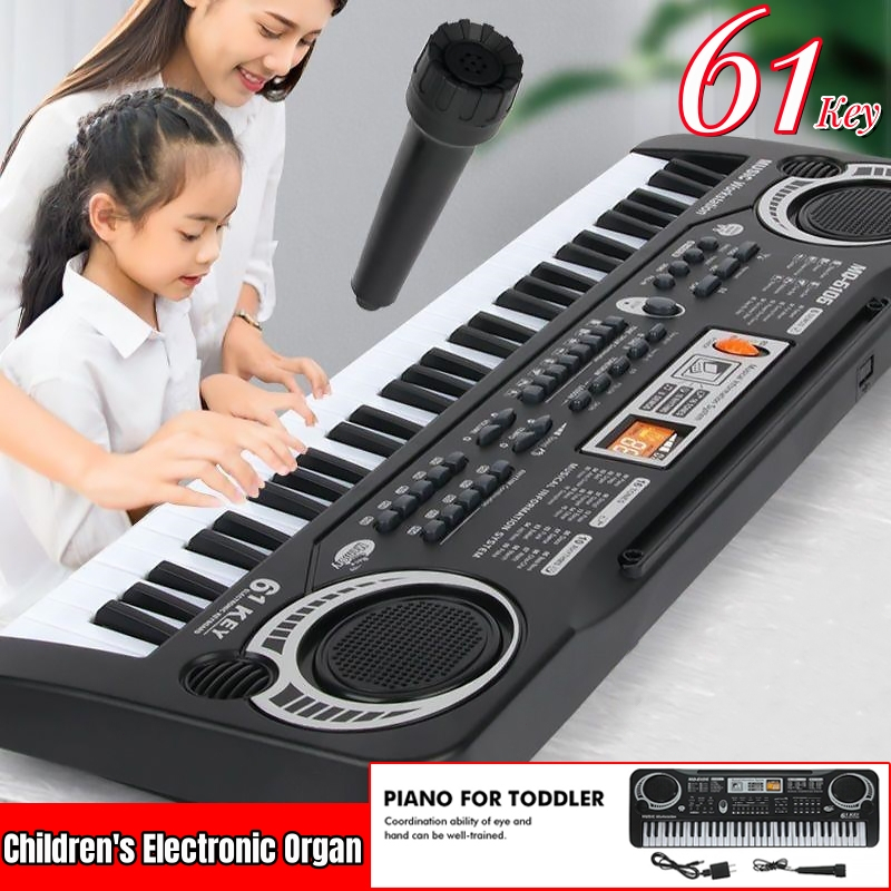 61keys Electronic Music Piano Keyboard 61Key Portable Musical ...