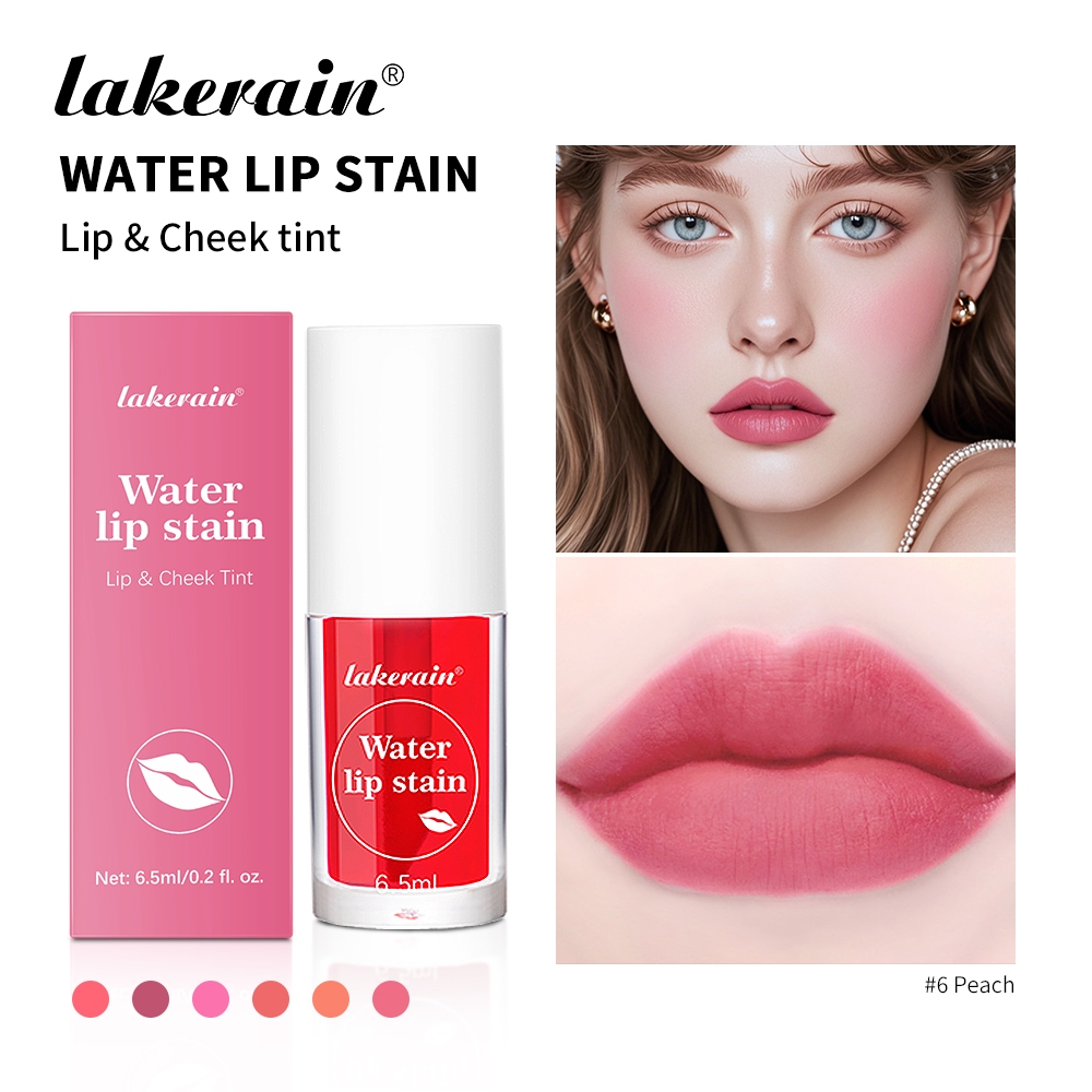 Lakerain Fruit Juice Lip Tint Non-Stick Cup Liquid Lipstick And Blush Waterproof Long Lasting ...