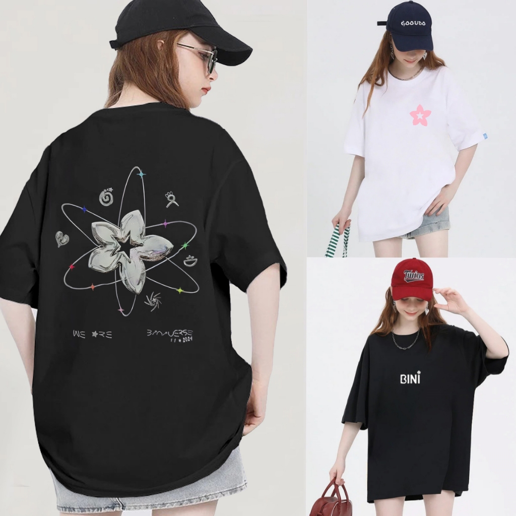 BINI Tshirt Official Limited Edition T-shirt Replica Pirated Pure ...