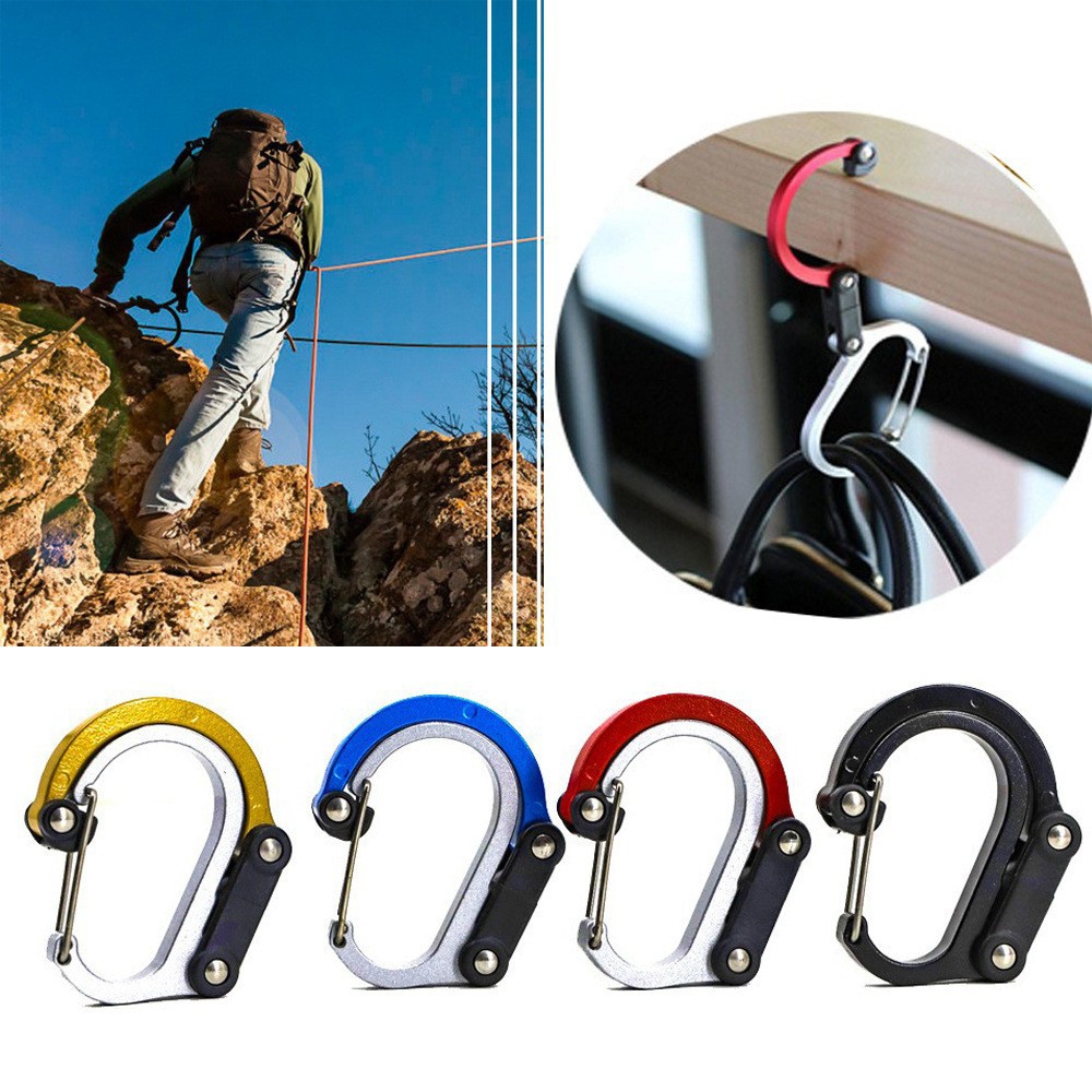 Multifunctional Rotating Hanging Buckle D-Type Carabiner Outdoor Travel ...