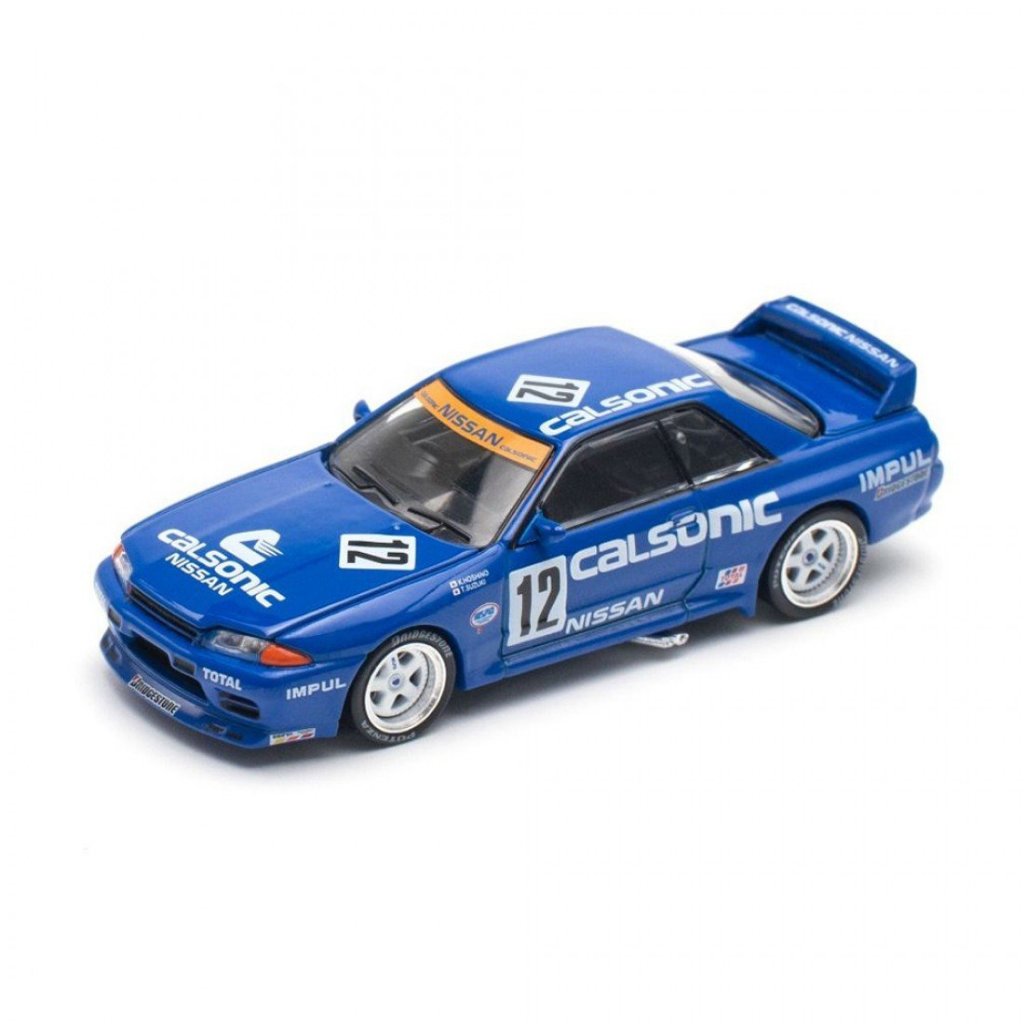 Poprace PR640104 1/64 Nissan Skyline GT-R R32 JTC 1990 CALSONIC No. 12 ...