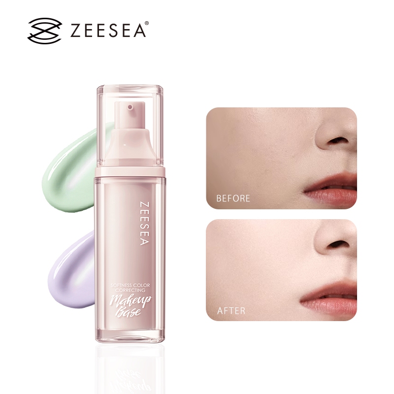 ZEESEA Color Change Face Primer Color Correcting Makeup Base Primer (30g) Moisturizing Hydrating ...